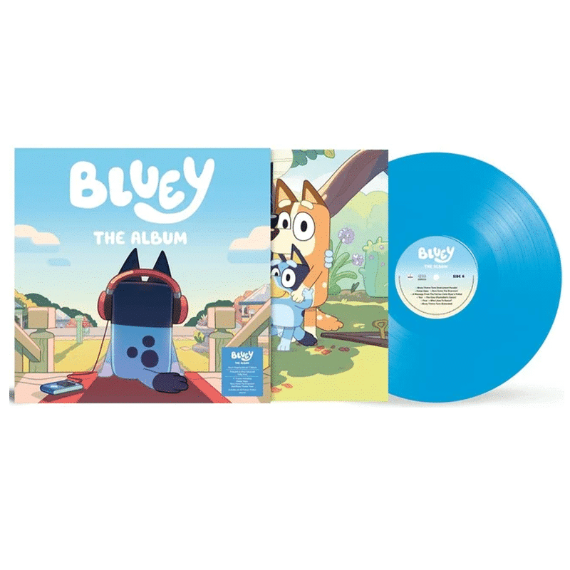 Bluey - Bluey's "Bluey: The Album" - Limited Blue Vinyl + Poster LP ...