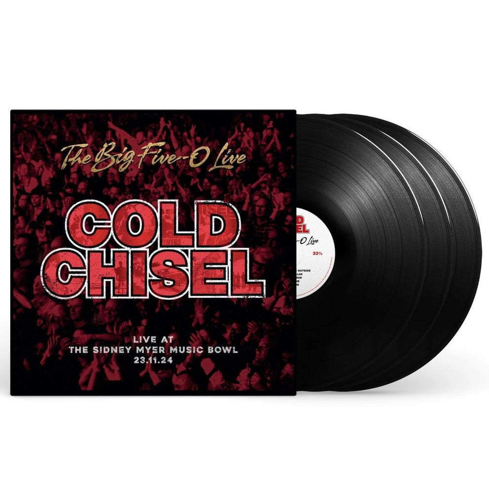 Cold Chisel - The Big Five-0 Live - Cold Chisel - Black Vinyl 3LP - The ...