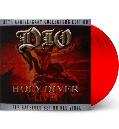 Dio - Holy Diver Live - Dio - Red Vinyl 3LP Gatefold - The Vinyl Store 3LP