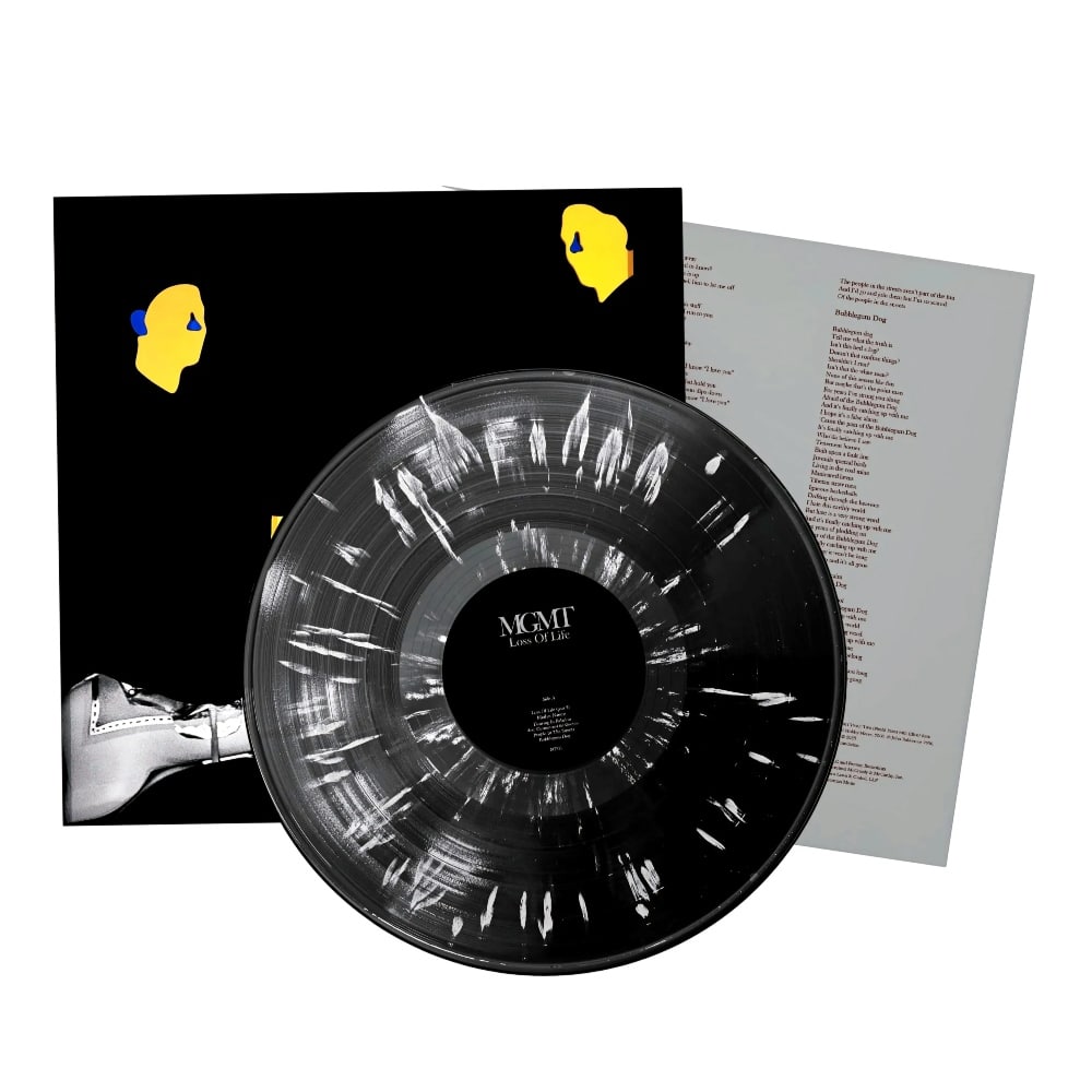 MGMT - Loss Of Life - MGMT - Indie Exclusive Black & Grey Splatter ...
