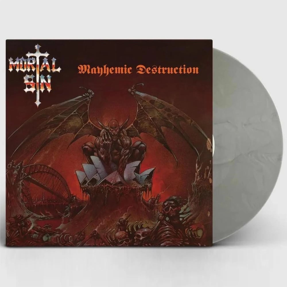 Mortal Sin - Mayhemic Destruction - Mortal Sin - Silver Vinyl LP - The ...