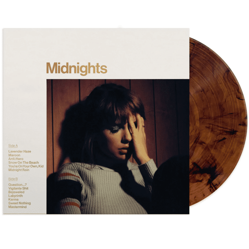 TAYLOR SWIFT – Midnights (Mahogany Limited Edition Vinyl) - The Vinyl Store TAYLOR SWIFT – Midnights (Mahogany Limited Edition Vinyl) - The Vinyl Store